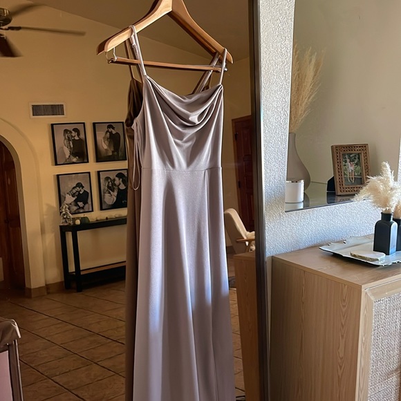 Dresses | Brody Grey Bridesmaid Dress | Poshmark